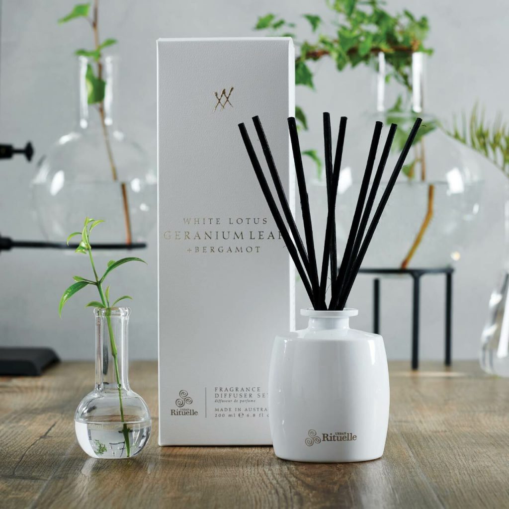 Fragrance Diffuser Set – White Lotus, Geranium Leaf & Bergamot – The ...